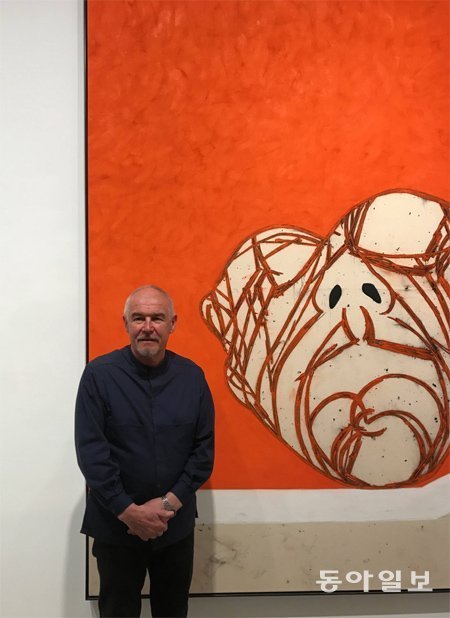 The first exhibition of British artist Tony Bevan opens in Korea | The ...