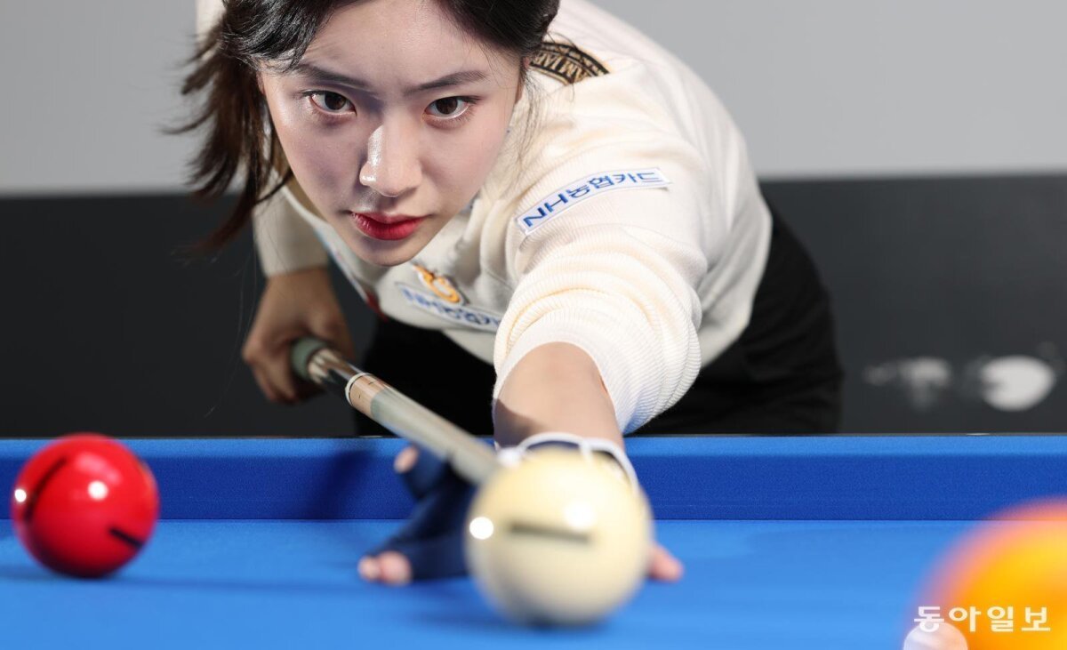 Jeong Su-bin rises in women’s professional billiards | The DONG-A ILBO