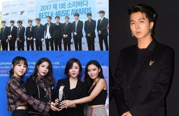 워너원-마마무, ‘2018 SOBA’ 신한류 男女 인기상 투표 정상｜스포츠동아