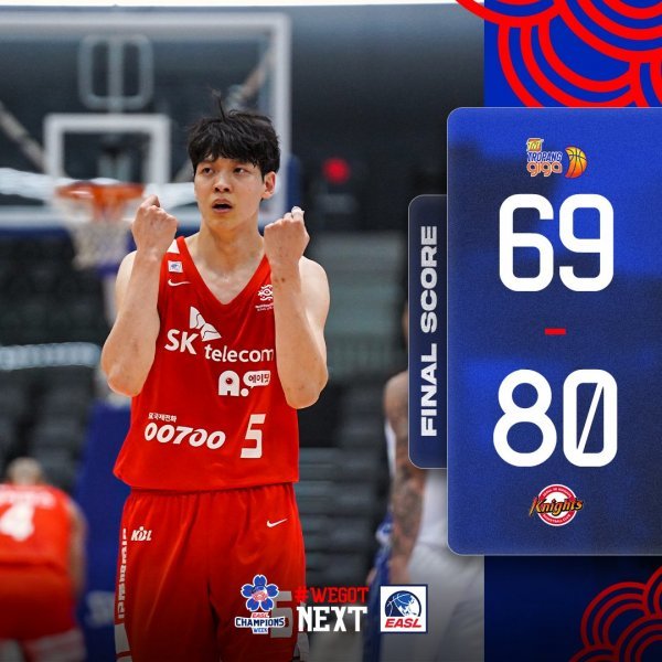 백투백 여파에도 뒷심 발휘한 SK, 2연승으로 EASL 순위결정전 진출!｜스포츠동아