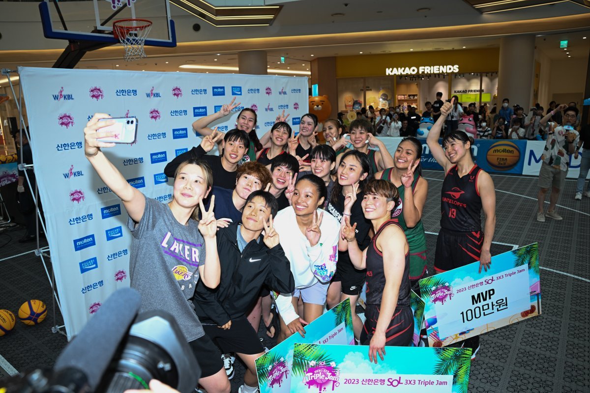 역대 최대 규모로 진행된 WKBL 3X3 트리플 잼…일본 도요타 안텔롭스 우승｜스포츠동아