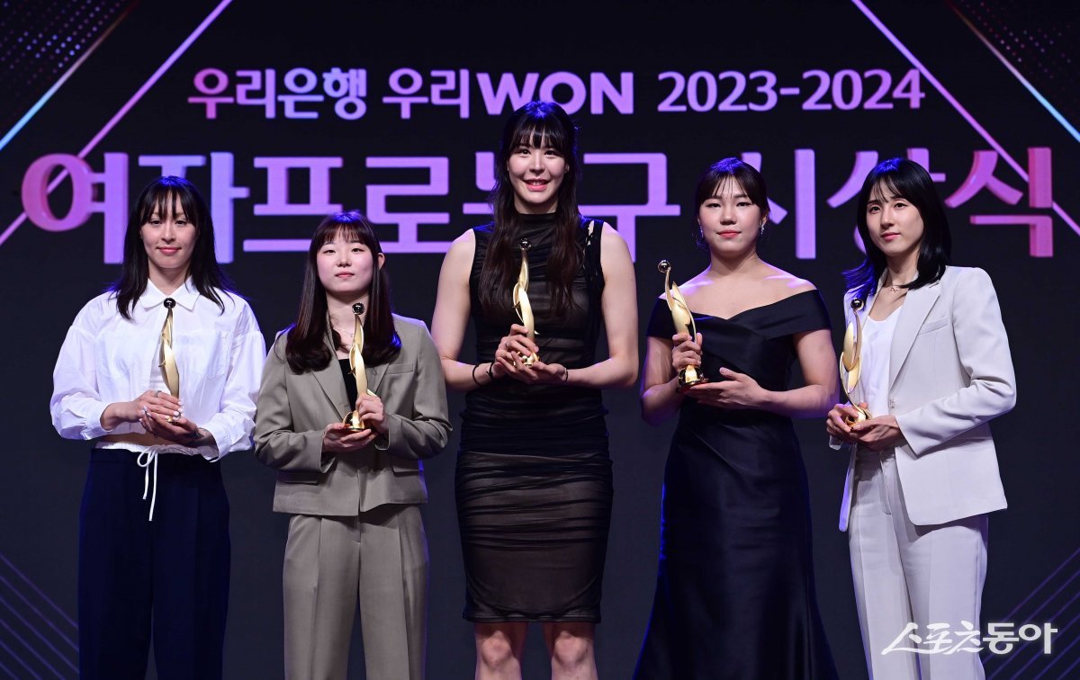 WKBL 23-24 베스트5 [포토]｜스포츠동아